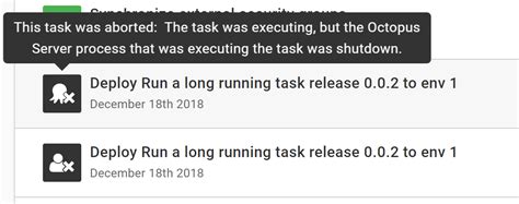 Cancel Tasks When Server Shuts Down · Issue 5174 · Octopusdeployissues · Github