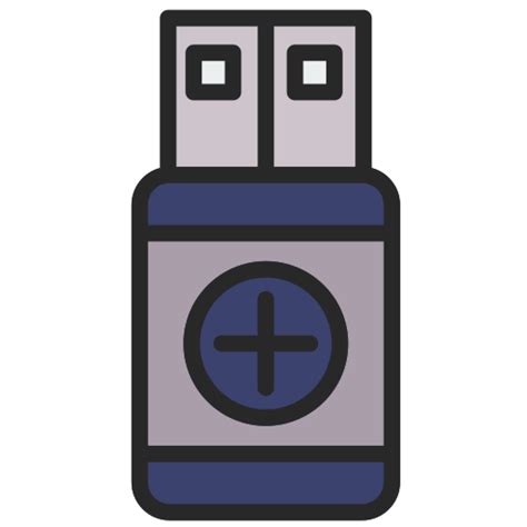 USB Generic Color Lineal Color Icon USB Generic Color Lineal Color Icon