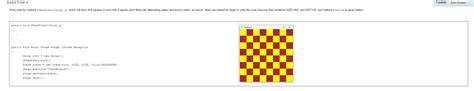 Solved Write Code For Method Chessboard Group G Which Will