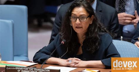 Devex On Linkedin Criminal First Un Famine Coordinator Pushes To