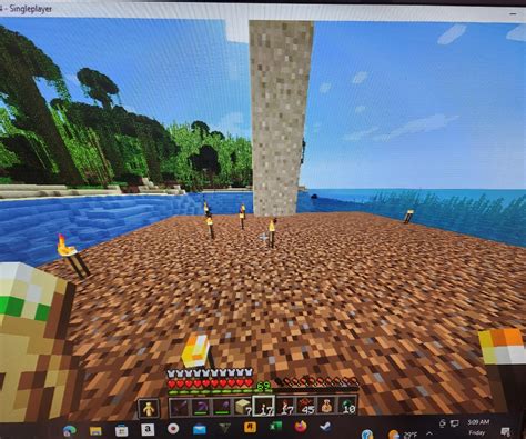 My Torch Didnt Break The Sand Rminecraft