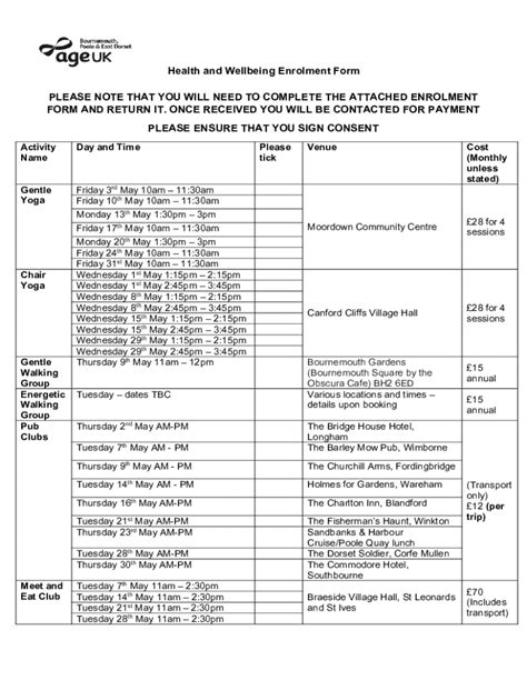 Fillable Online Mcm Early Years Hub Enrolment Form Fax Email Print