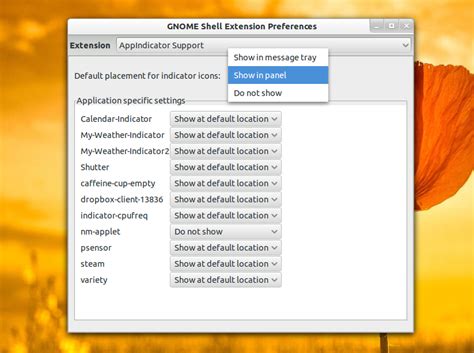 Appindicator Support For Gnome Shell With A New Extension ~ Web Upd8 Ubuntu Linux Blog