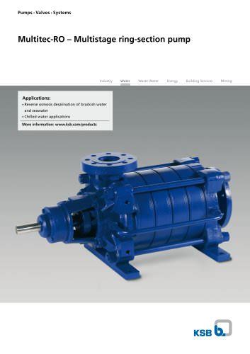 High Pressure Pump In Ring Section Design For Swro Applications Ksb