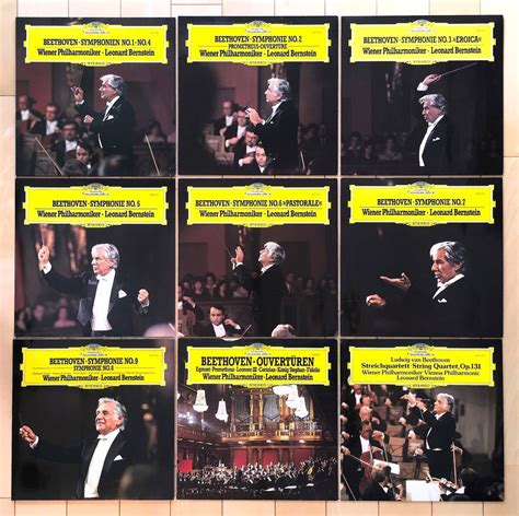 アカデミー賞 独dgg バーンスタインvpo Beethoven 交響曲全集序曲集sq14番 単売盤10lp揃いの完璧セット 収集困難