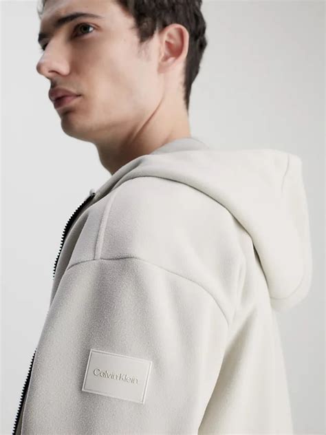 Polar Fleece Zip Up Hoodie Calvin Klein® K10k111518ace