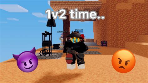 I Had To 1v2 To Save My 25 Win Streak Roblox Bedwars YouTube