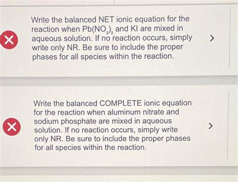 Solved Write The Balanced Net Ionic Equation For The Chegg
