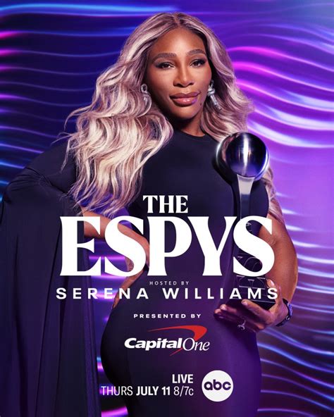 The Espys And ‘in The Arena Showcase Serena Williams On Espn The Walt Disney Company