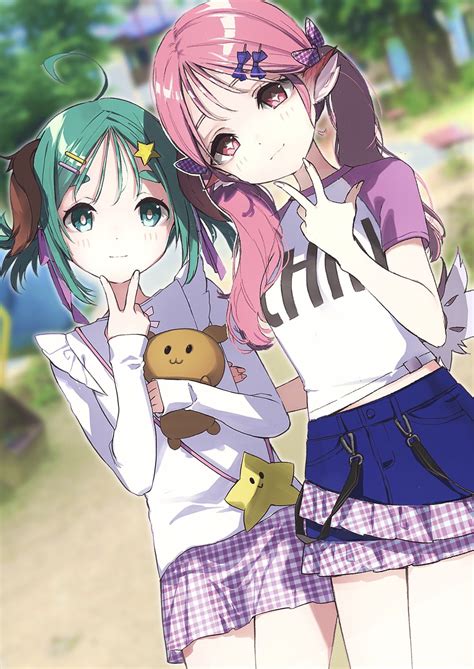 Mystia Lorelei And Kasodani Kyouko Touhou Drawn By Namauni Danbooru