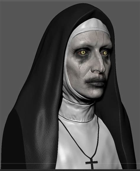 The Nun Bust 3d Model 3d Printable Cgtrader