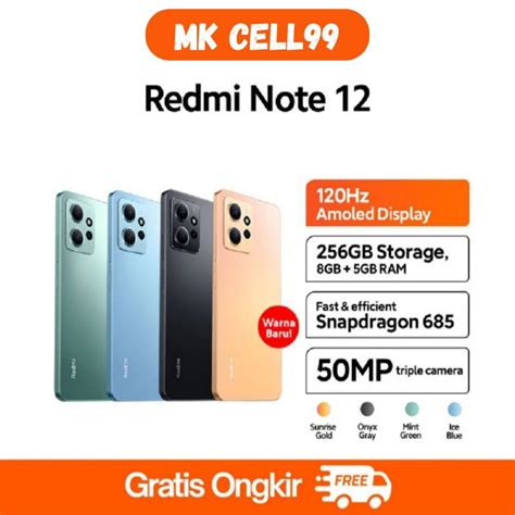 Jual Redmi Note 12 + Samsung Galaxy A13 Ram 4/128GB, 6/128GB, 8/256gb ...