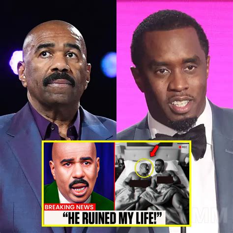 Steve Harvey In A Fr3nzy Diddys S3cret Tapes Leak Sparks Scndal Maily