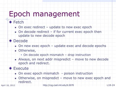 Ppt Computer Architecture A Constructive Approach Next Address Prediction Six Stage