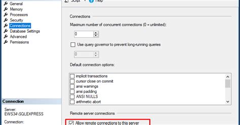 Настройка Sql Server 2016 Express в локальной сети