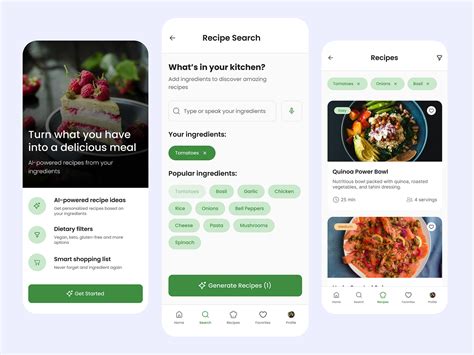 Ai Recipe Generator App By Pankaj Subedi On Dribbble