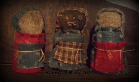 Primitive Spool Doll E Pattern Etsy