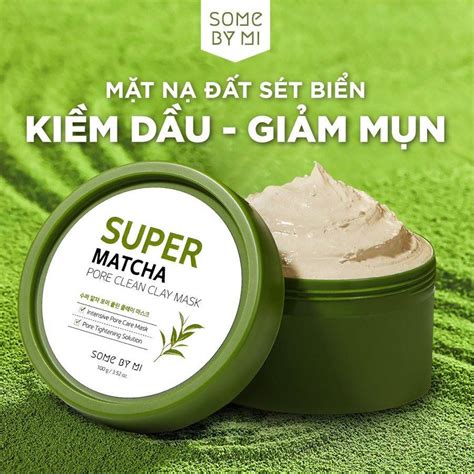 Mặt Nạ Đất Sét Some By Mi Làm Sạch Lỗ Chân Lông 100g Super Matcha Po