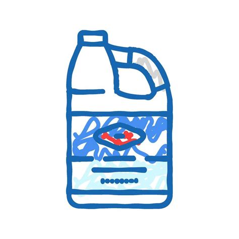 Bleach Bottle Icon Doodle Illustration 62460271 Vector Art At Vecteezy