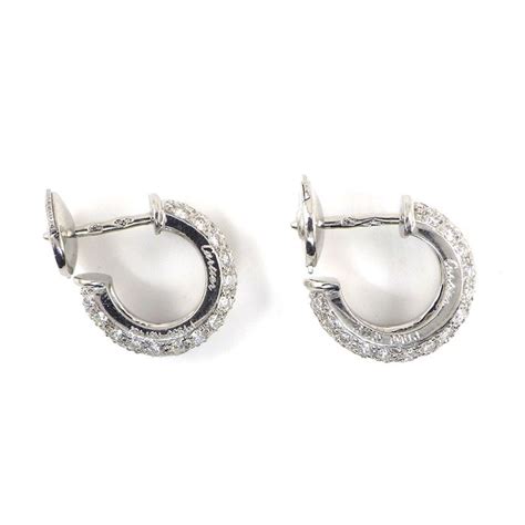 ★最終お値引き品★ 【カルティエ Cartier】ピアス ミミスター フープ パヴェ ダイヤモンド Pt950 ジェイビーワークス 公式