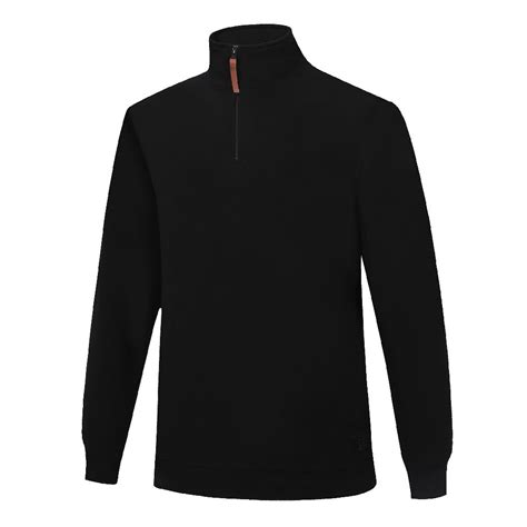 Pilbara Rmpc045 Mens Classic Zipper Closed Front Fleece Pullover Coalface