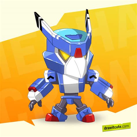 Mecha Crow Brawl Stars Fanart