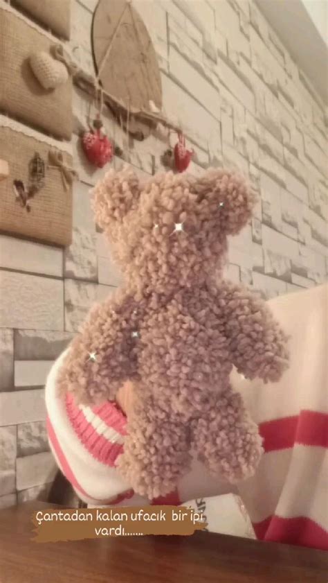 Amigurumi Tiny Tedy Bear Çanta Başlık
