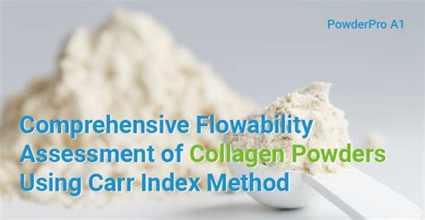Collagen Analysis Collagen Powder Analysis Flowability Testing