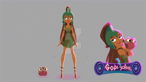 Athena Turn Animated By Godsschool On Deviantart