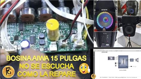 ☢️ Bosina Aiwa Amplificada No Se Escucha Como La Repare Solucionado