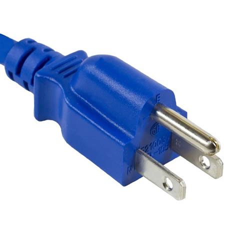Cable De Poder C13 Nema 5 15p 18 Awg 125v 10a Azul De 1 8 Mtr Omega Store