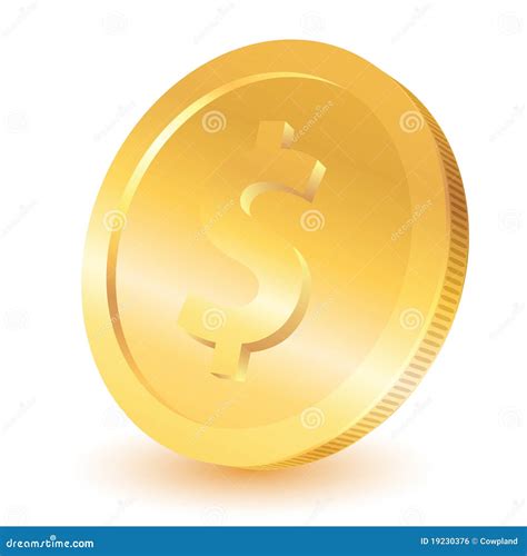 硬币美元金子 向量例证 插画 包括有 购买 获得 现金 货币 费率 财务 金子 市场 图标 19230376