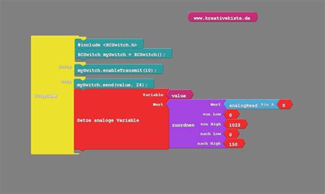 Arduino Rf 433mhz Sender Und Empfänger Mit Ardublock Programmieren