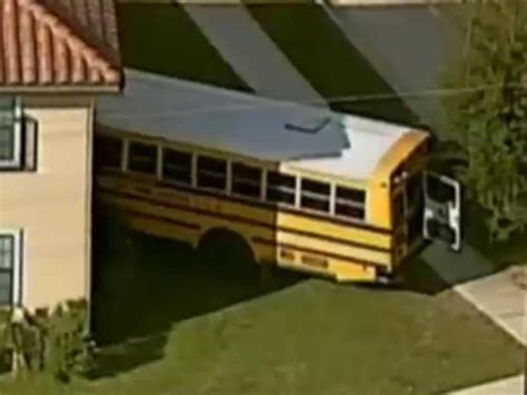 Video School Bus Crashes Into House In Texas The Independent The