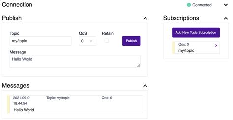 How To Use The Mqtt Webclient Scaleway Documentation
