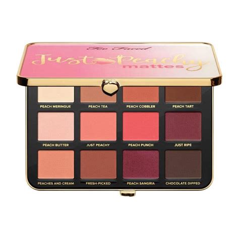 Paleta De Sombras Too Faced Just Peachy Mattes DANI CASSIANO MAKEUP