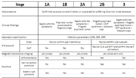 Infected Bakers Cyst A New Classification Diagnosis And Treatment