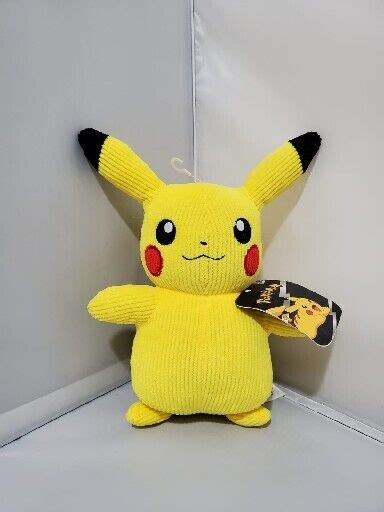 Pokemon 8 Inch Corduroy Pikachu Plush Values Mavin