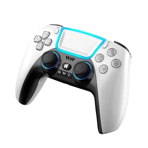 RALAN P Wireless Bluetooth Game Controller Gamepad With RGB Light Touchpad Back Key Upport D