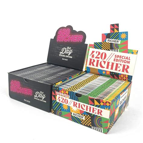 Custom Premium Smoking Rolling Paper Filter Packs Cigarette Rolling