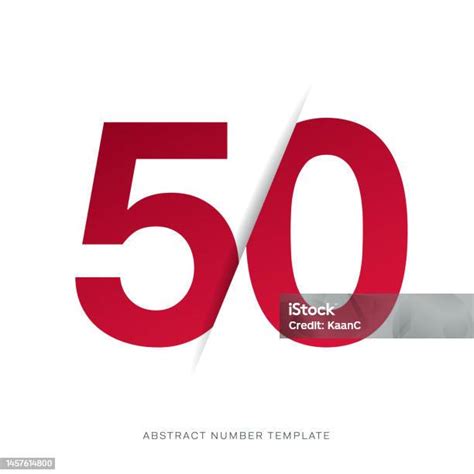빨간색 그라데이션 색상 추상 번호 템플릿입니다 기념일 번호 템플릿 격리 기념일 아이콘 레이블 기념일 기호 벡터 스톡 일러스트 레이 션 10에 대한 스톡 벡터 아트 및 기타