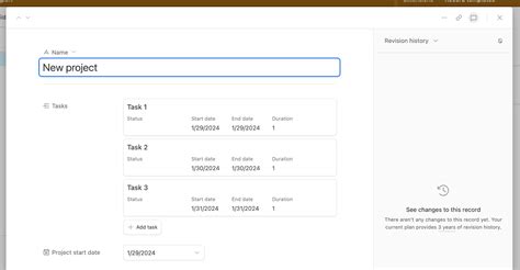 date dependencies in airtable