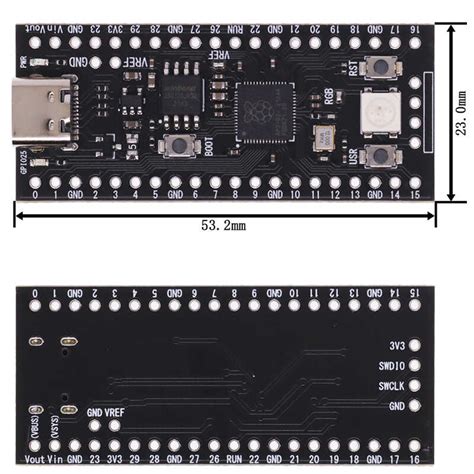 Pi Pico Raspberry Development Type C High Performance Microcontroller