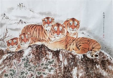 휴먼n스토리 백두대간 호랑이를 화선지에설파 안창수 화백