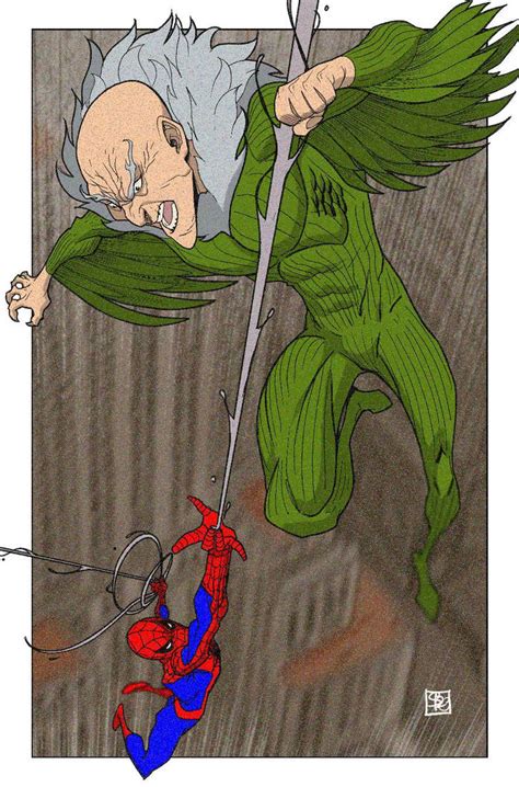 Spider Man Vs Vulture By Productoflife On Deviantart