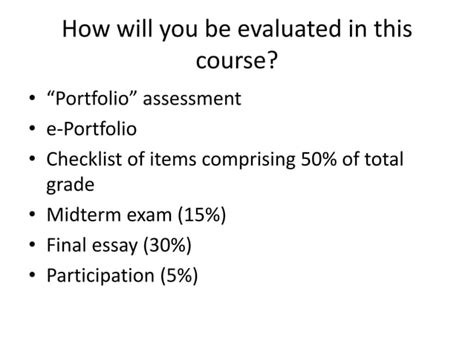 Writing Ii Midterm Review PPT