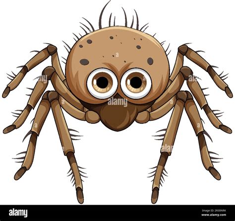 Black Spider Cartoon Isolated Illustration Stock Vector Image And Art Alamy