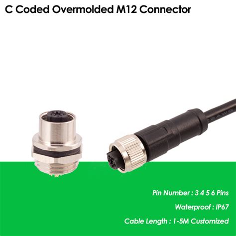 M C Coded Connector Male Female Pin Shine Industry