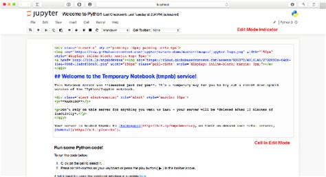 Editor De Texto Jupyter Fonte Extraído De Jupyterteam 2015 Download Scientific Diagram