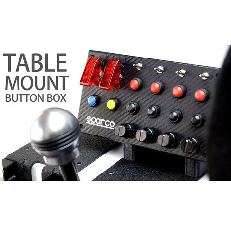 Button Box Mount Utilizing A Fanatec Table Clamp AMSTUDIO